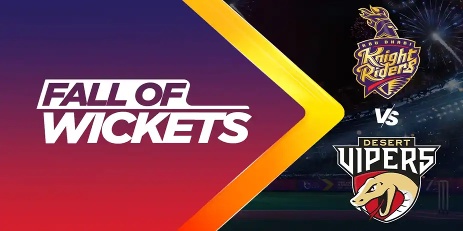 Watch Abu Dhabi Knight Riders vs Desert Vipers | Full Match | Fall of ...