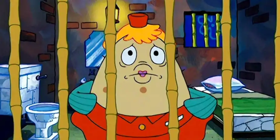 spongebob doing time